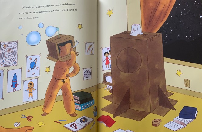 Mae Among the Stars by Roda Ahmed illustrated by Stasia Burrington ...